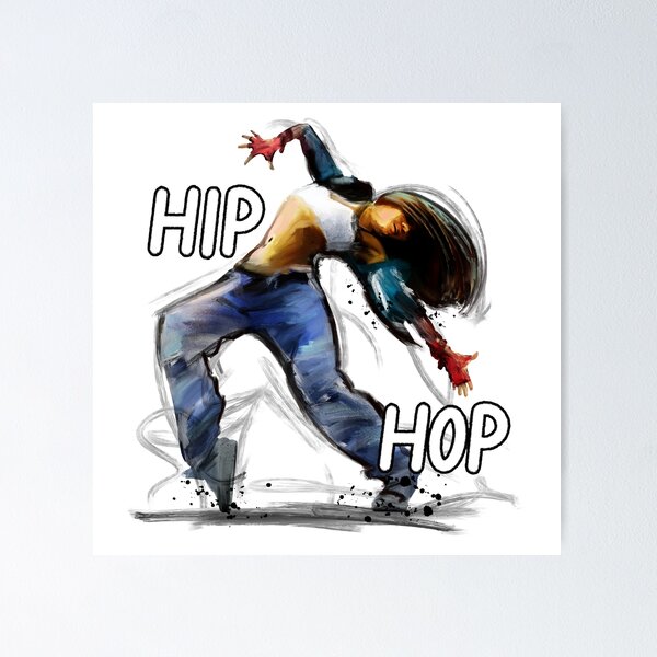 "Hip Hip Dance" Poster for Sale by ILYO-art | Redbubble