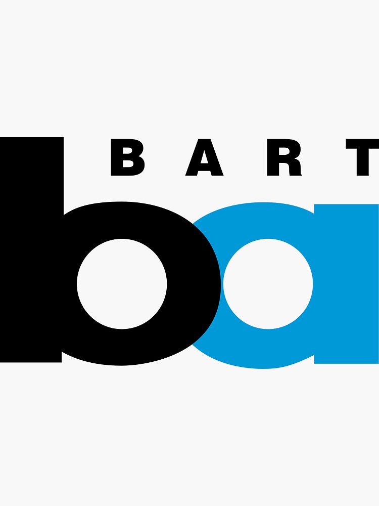 "BART Logo" Sticker for Sale by timboland | Redbubble