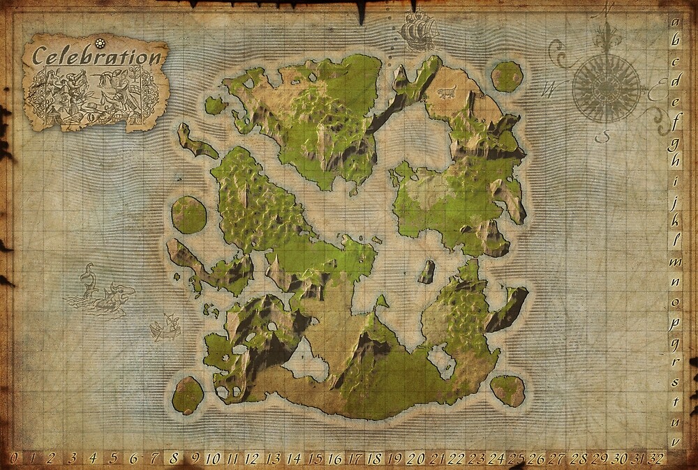 "Wurm Online Celebration map" by WurmOnline | Redbubble