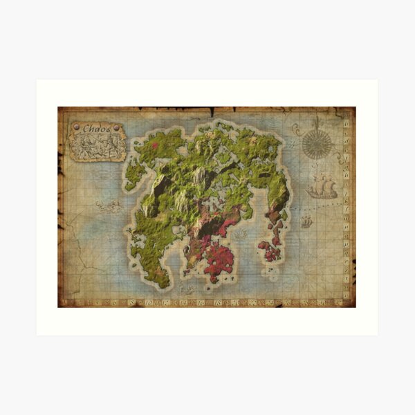 "Wurm Online Chaos map" Art Print by WurmOnline | Redbubble