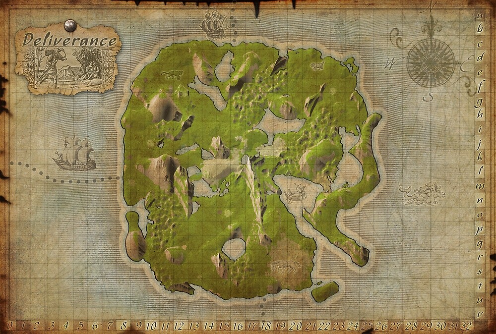 "Wurm Online Deliverance map" by WurmOnline | Redbubble