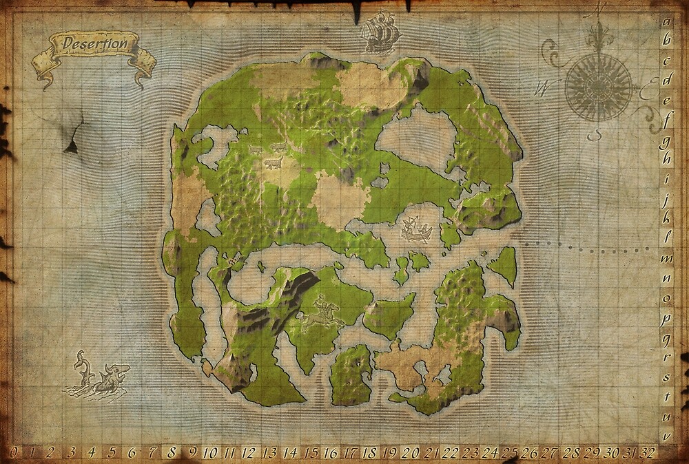 "Wurm Online Desertion map" by WurmOnline | Redbubble