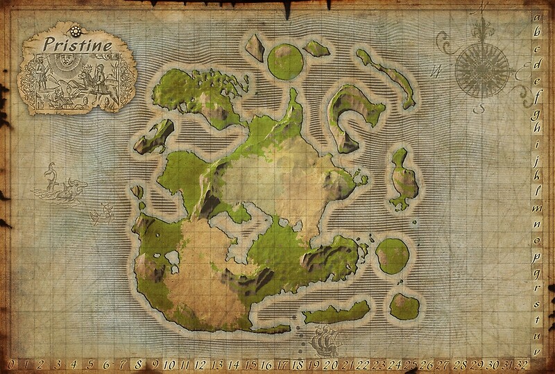 "Wurm Online Pristine map" by WurmOnline | Redbubble