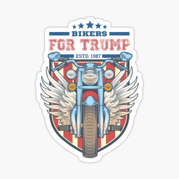 Bikers For Trump Stickers | Redbubble