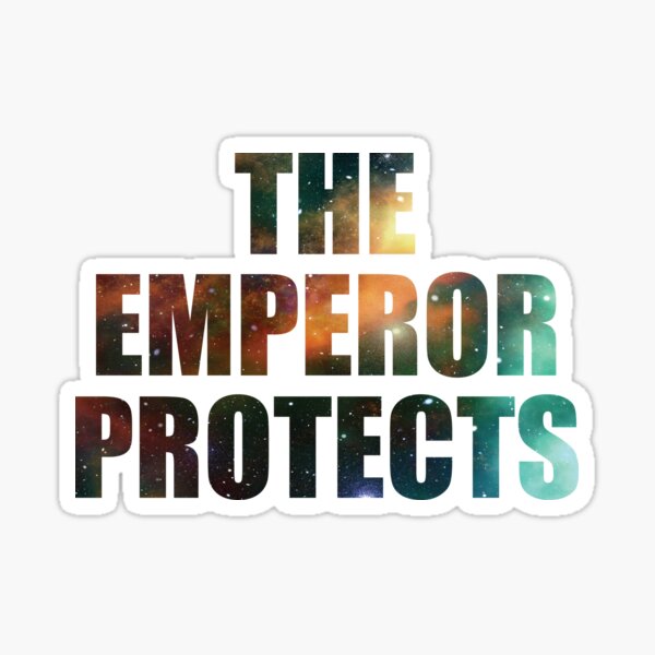 "Protection of the Emperor" Sticker by DesertSnow | Redbubble