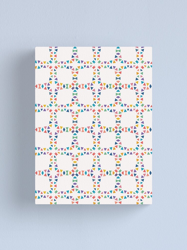 "Geometric triangle cut out shapes. Vector pattern seamless background ...