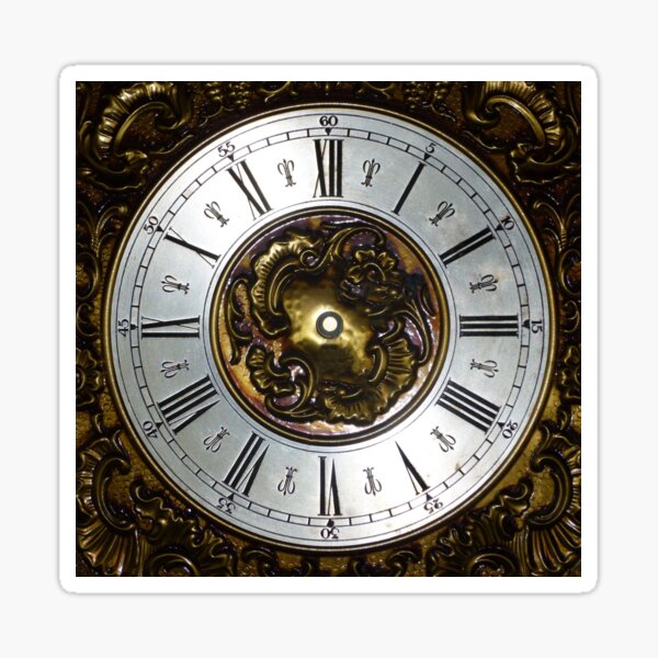 "Steampunk Clock Face" Sticker for Sale by BigAl3D | Redbubble