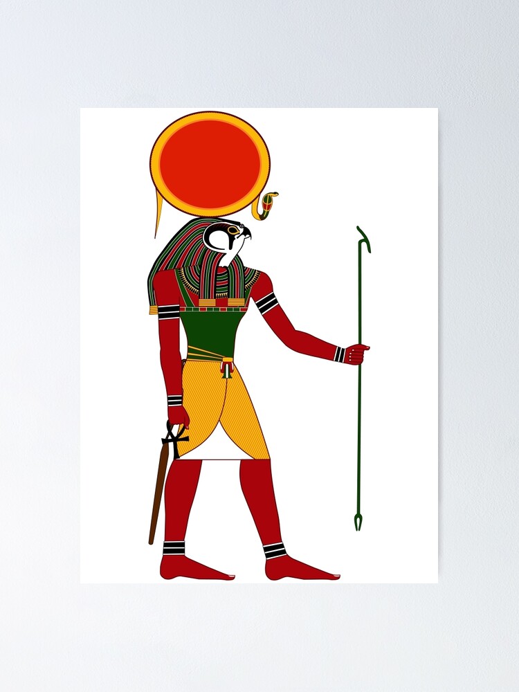 Póster «Ra o Re versión 2 | Dioses egipcios, diosas y deidades» de ...