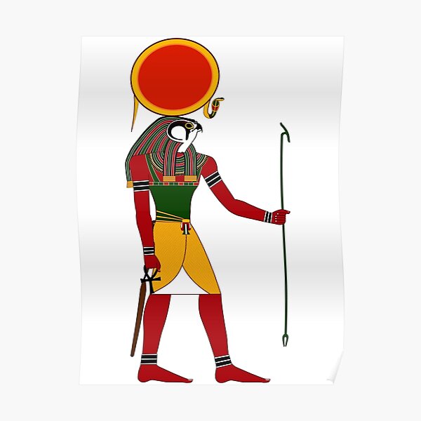 Poster « Ra ou Re Version 2 | Dieux égyptiens, déesses et divinités ...
