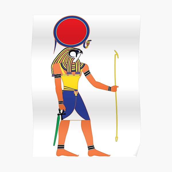 Poster « Ra ou Re Version 2 [FRESH Couleurs] | Dieux égyptiens, déesses ...