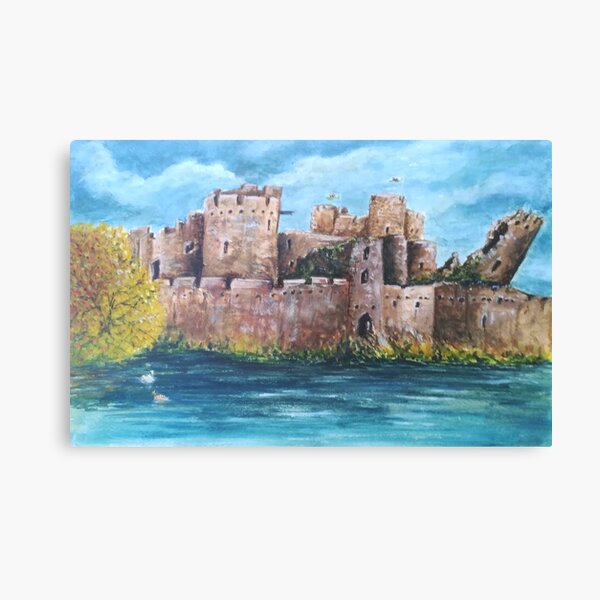 Caerphilly Castle Wall Art | Redbubble
