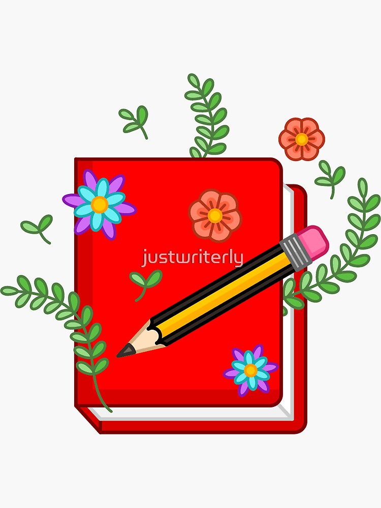 "Book Writing | How to Write a Book Sticker, Creative Writing, Book ...