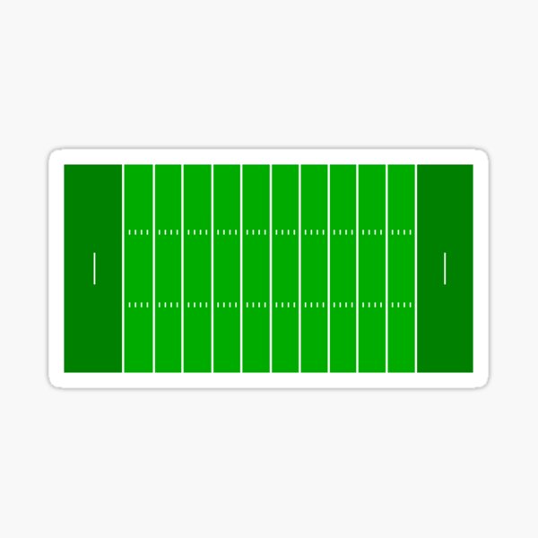 "Football field" Sticker for Sale by fantastyc | Redbubble