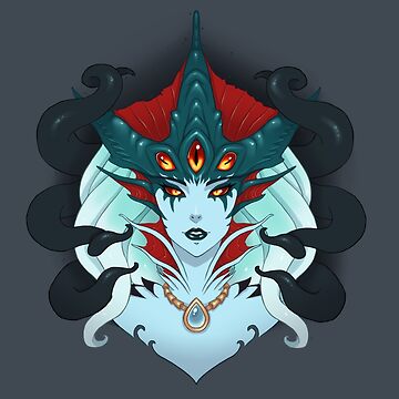 "Queen Azshara" Sticker for Sale by studiomilky | Redbubble