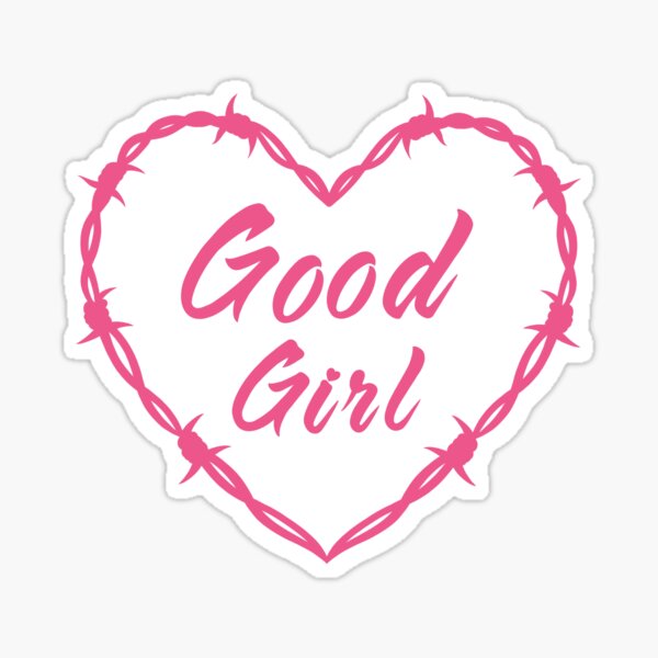 "Good girl" Sticker for Sale by rozachernova | Redbubble