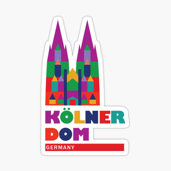"Cologne Cathedral - Germany" Sticker for Sale by moritzschwaeble ...