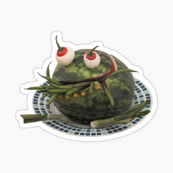 "The Veggies - Slow Bean Muncher" Sticker for Sale by Yampimon | Redbubble