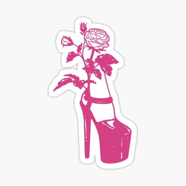 "slipper" Sticker by rozachernova | Redbubble