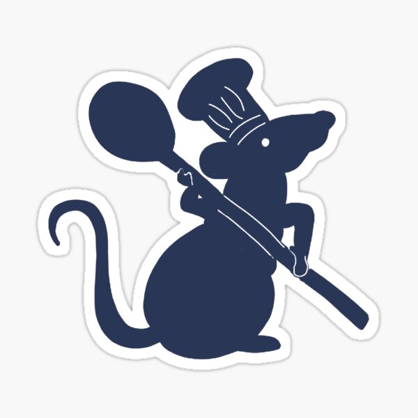"Ratatouille: Remy the Chef " Sticker for Sale by grace-jicha | Redbubble