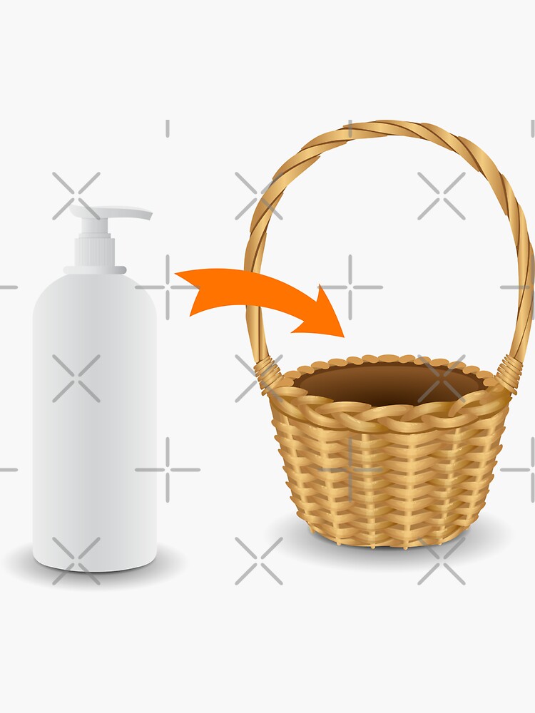 "Put the Lotion in the Basket" Sticker for Sale by muskitt | Redbubble