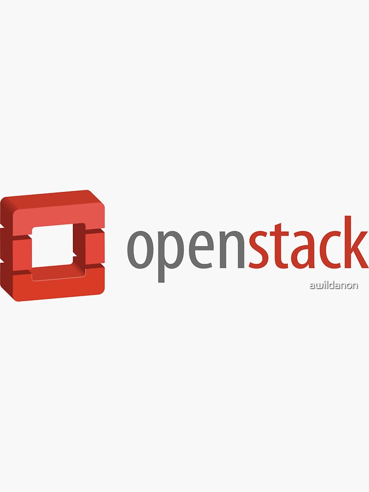 "OpenStack Logo" Sticker for Sale by awildanon | Redbubble
