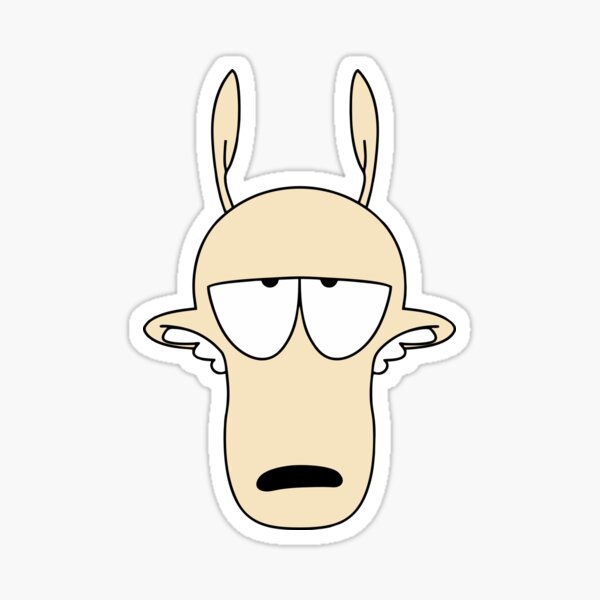 "Rocko" Sticker by joseluislopez | Redbubble