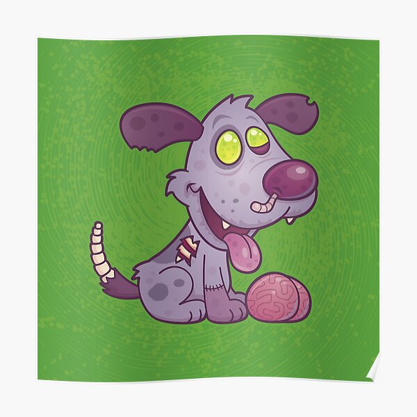 "Zombie Puppy" Poster by fizzgig | Redbubble