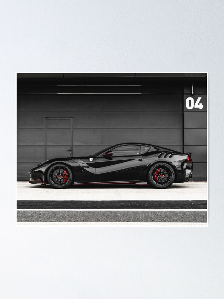 "Ferrari F12TDF" Poster for Sale by PGPauto | Redbubble