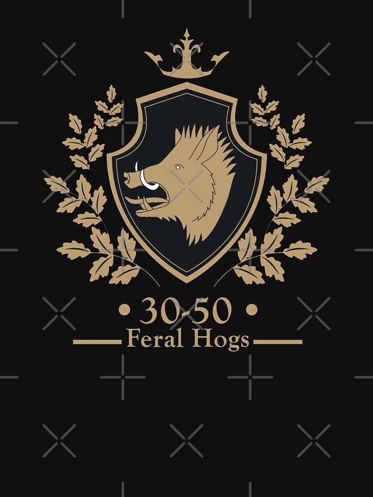 "30-50 Feral Hogs" T-shirt for Sale by scallies55 | Redbubble | 30 50 ...