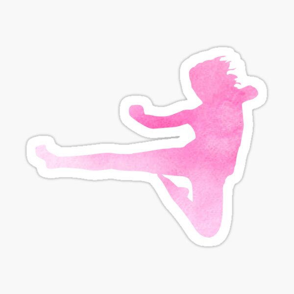 "Karate - Sticker Pink" Sticker for Sale by StickersStore | Redbubble