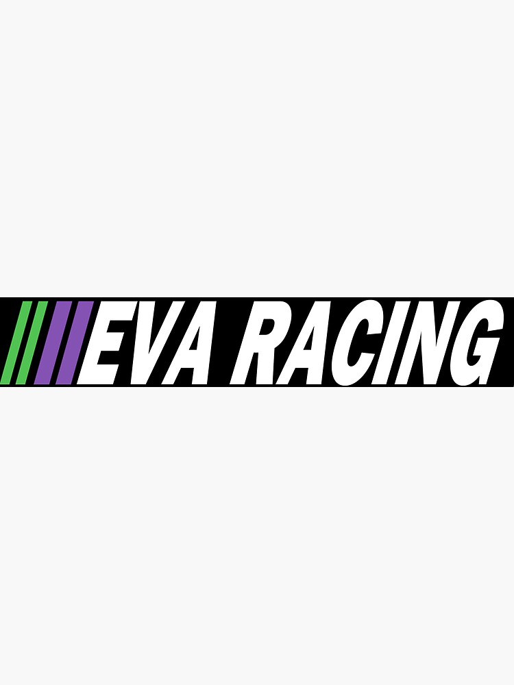 "EVA RACING Sticker" Sticker for Sale by jaspernesher | Redbubble