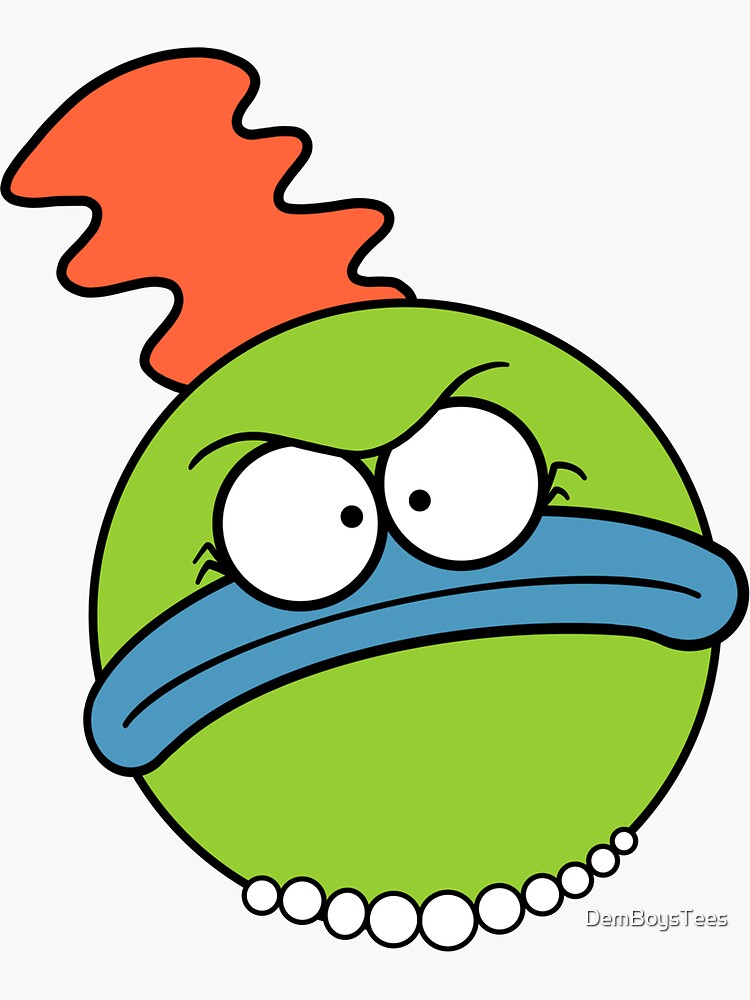 "Mrs. Bighead Rocko's Modern Life Rocko Ball" Sticker for Sale by ...