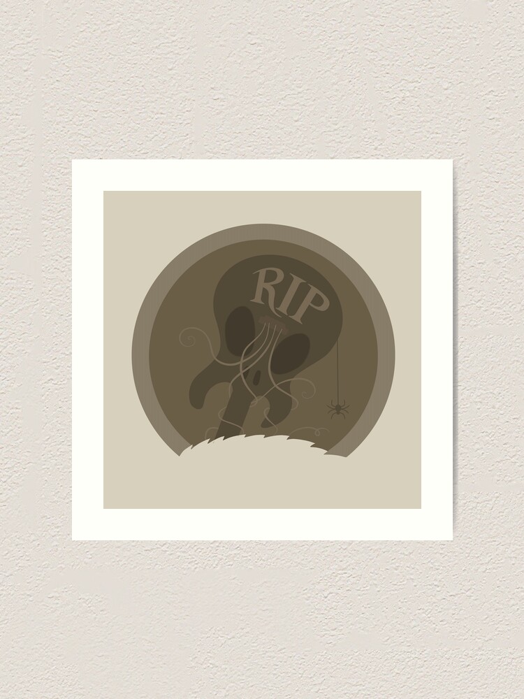 "Ruby Gloom Sepia RIP Poster Logo" Art Print for Sale by Jessykosis ...
