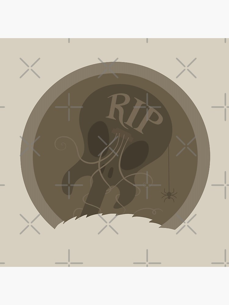 "Ruby Gloom Sepia RIP Poster Logo" Art Print for Sale by Jessykosis ...