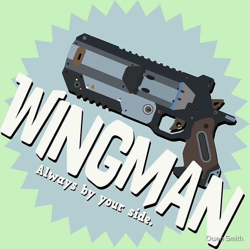 "Apex Legends 50s Style Wingman Advertisement" by Owen Smith | Redbubble