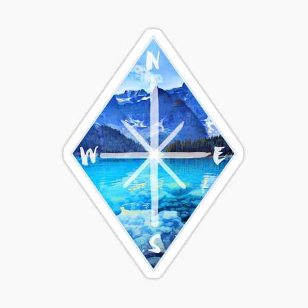 "Nature Compass" Sticker for Sale by ineedfundspls | Redbubble