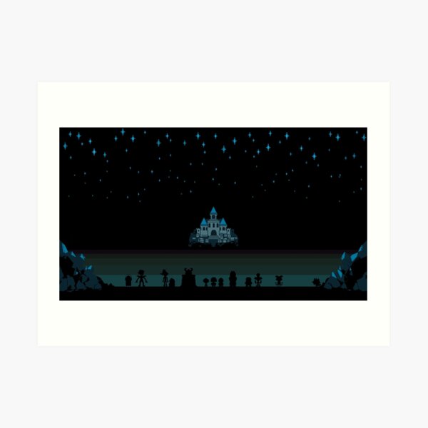 "UNDERTALE Castle" Art Print for Sale by discordantly | Redbubble