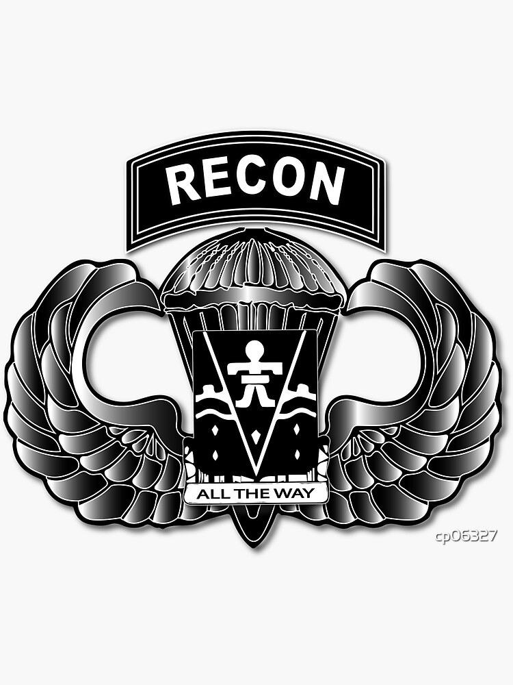 "1/509th Airborne Recon" Sticker for Sale by cp06327 | Redbubble