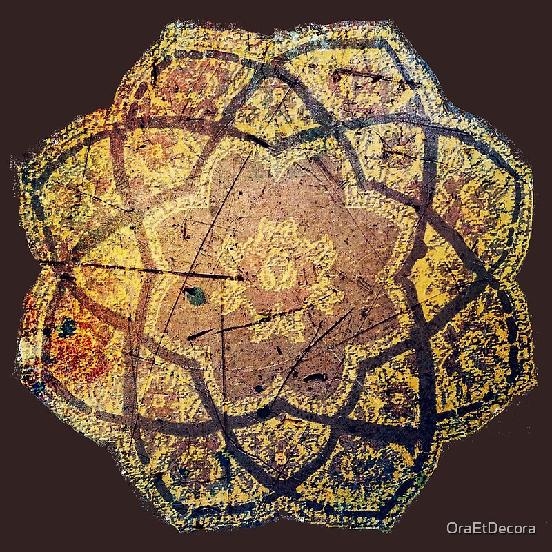 "Vintage Gold Lotus Mandala" by OraEtDecora | Redbubble