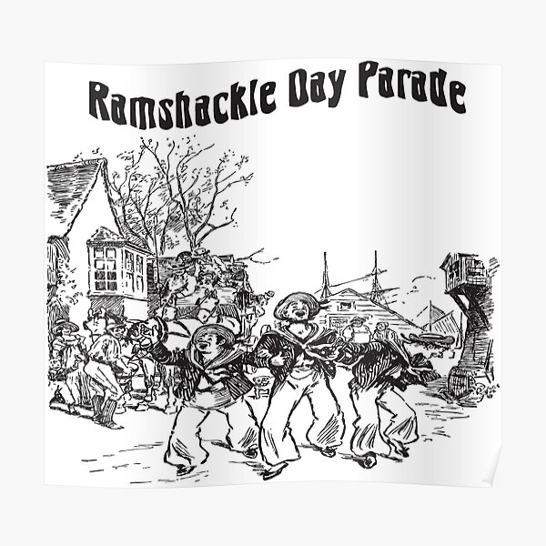 "Ramshackle Day Parade" Poster by Collective0013 | Redbubble
