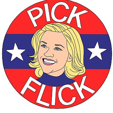 "Pick Flick" Sticker for Sale by KatieJerabek | Redbubble