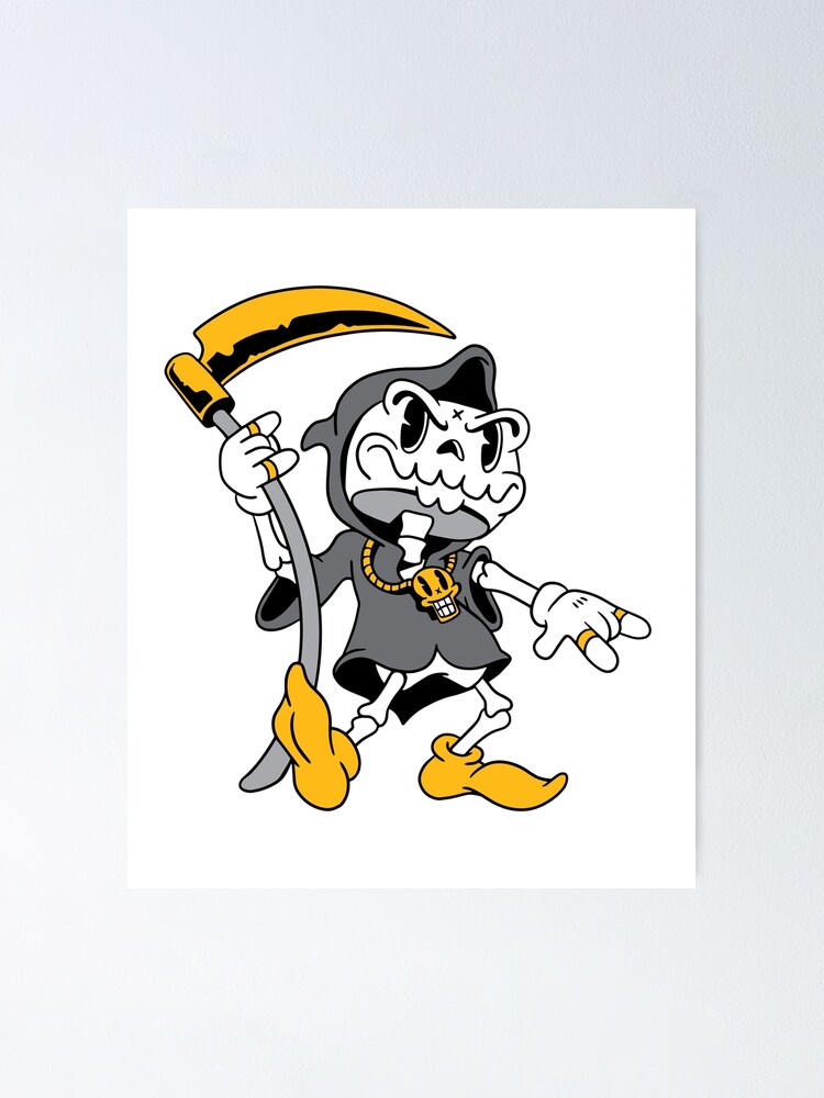 "The Grim Rapper" Poster for Sale by DonFlappi | Redbubble
