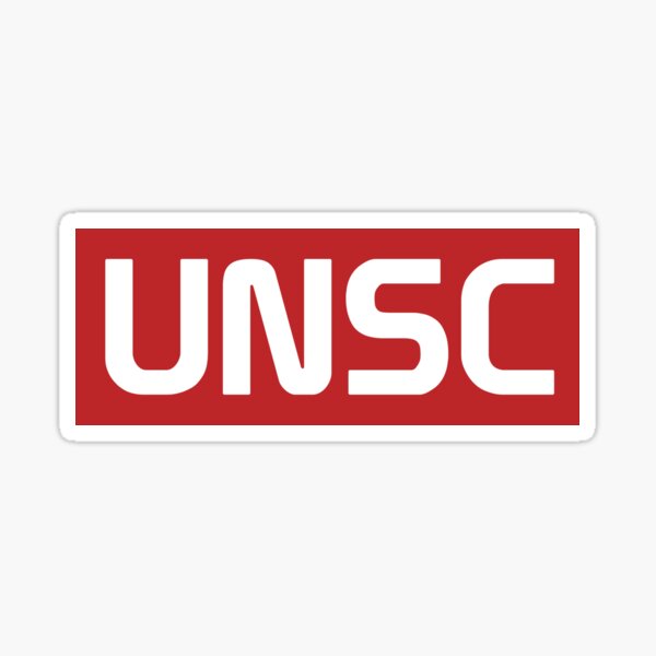 "Designer UNSC" Sticker by Hi-Fly-Design | Redbubble