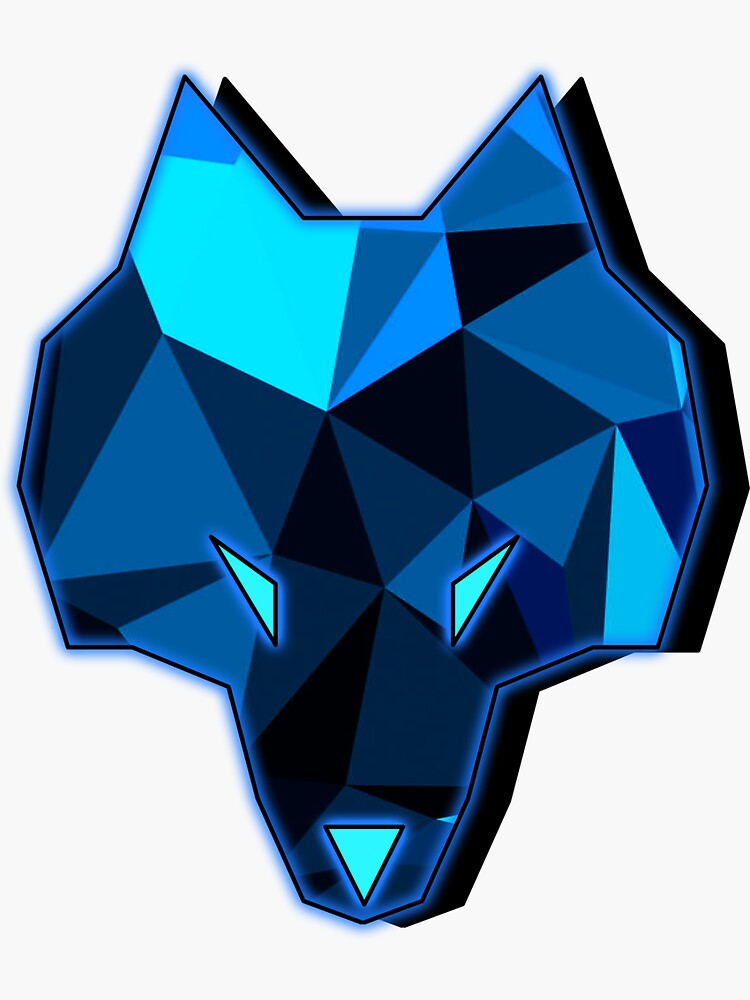 "JG Wolf 1" Sticker by JacobGranados | Redbubble