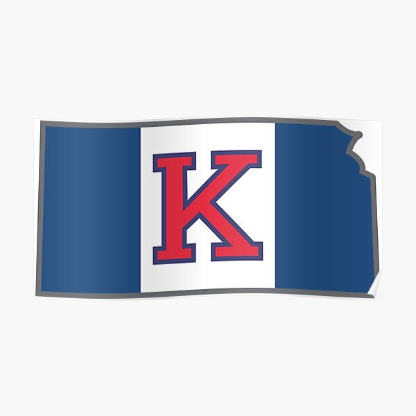 "University of Kansas Flag" Poster by beckbryce | Redbubble
