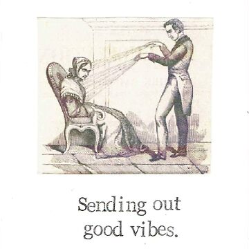 "Sending Out Good Vibes" Greeting Card for Sale by bluespecsstudio ...