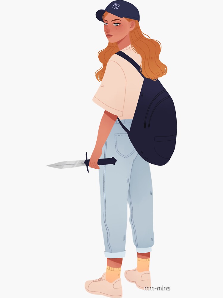 "Annabeth" Sticker by mm-mina | Redbubble