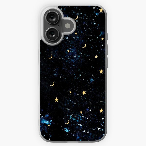 "Starry night moon and stars phone case in iPhone and Samsung Galaxy ...