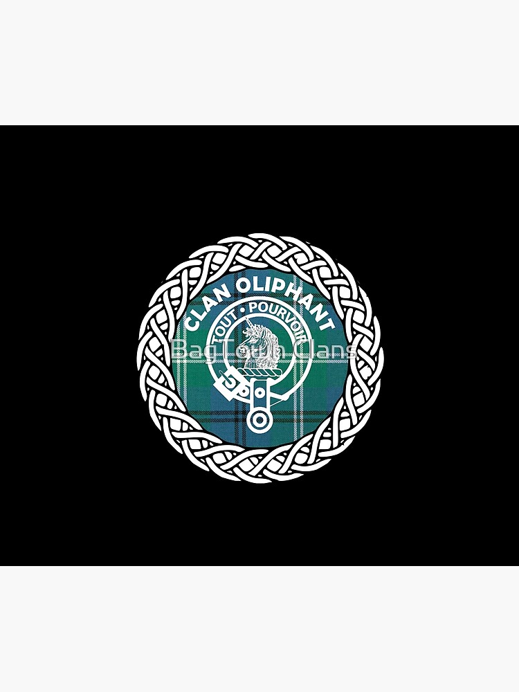 "Clan Oliphant surname last name tartan crest badge" Shower Curtain by ...