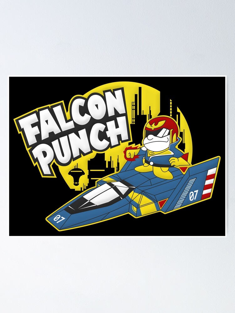 "Falcon Punch Out - Captain Falcon" Poster for Sale by SproutingTorch ...